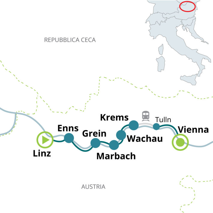 In bici sul Danubio per famiglie da Linz a Vienna - FunActive TOURS