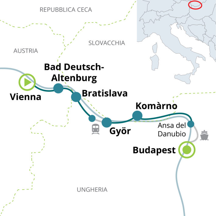Vacanza in bici sul Danubio da Vienna a Budapest - FunActive TOURS